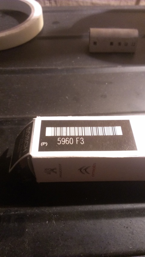 5960F3 Свеча зажигания Peugeot Citroen | Запчасти на DRIVE2