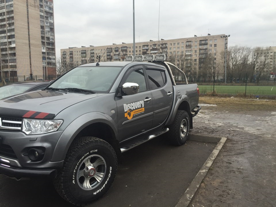 Наклейка. — Mitsubishi L200 (4G), 2,5 л, 2015 года | просто так | DRIVE2