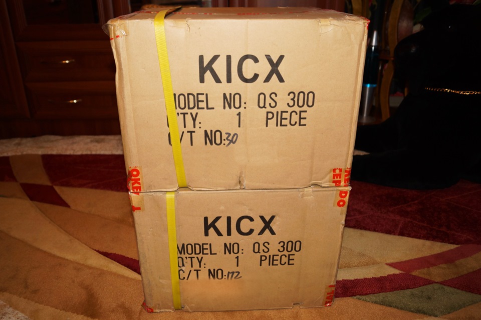 Пара сабвуферов Kicx QS-300 12" — Toyota Chaser (100), 2,5 л, 1999 года | автозвук | DRIVE2