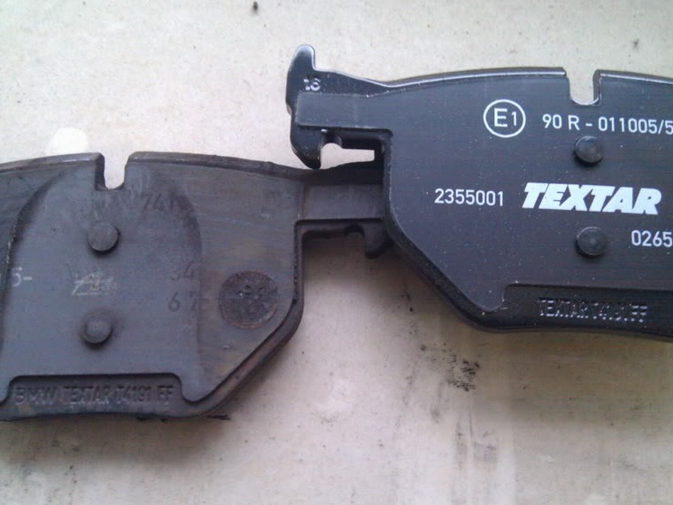 тормозные диски Febi И колодки Textar — BMW 5 series (E39), 2,5 л, 1997 ...