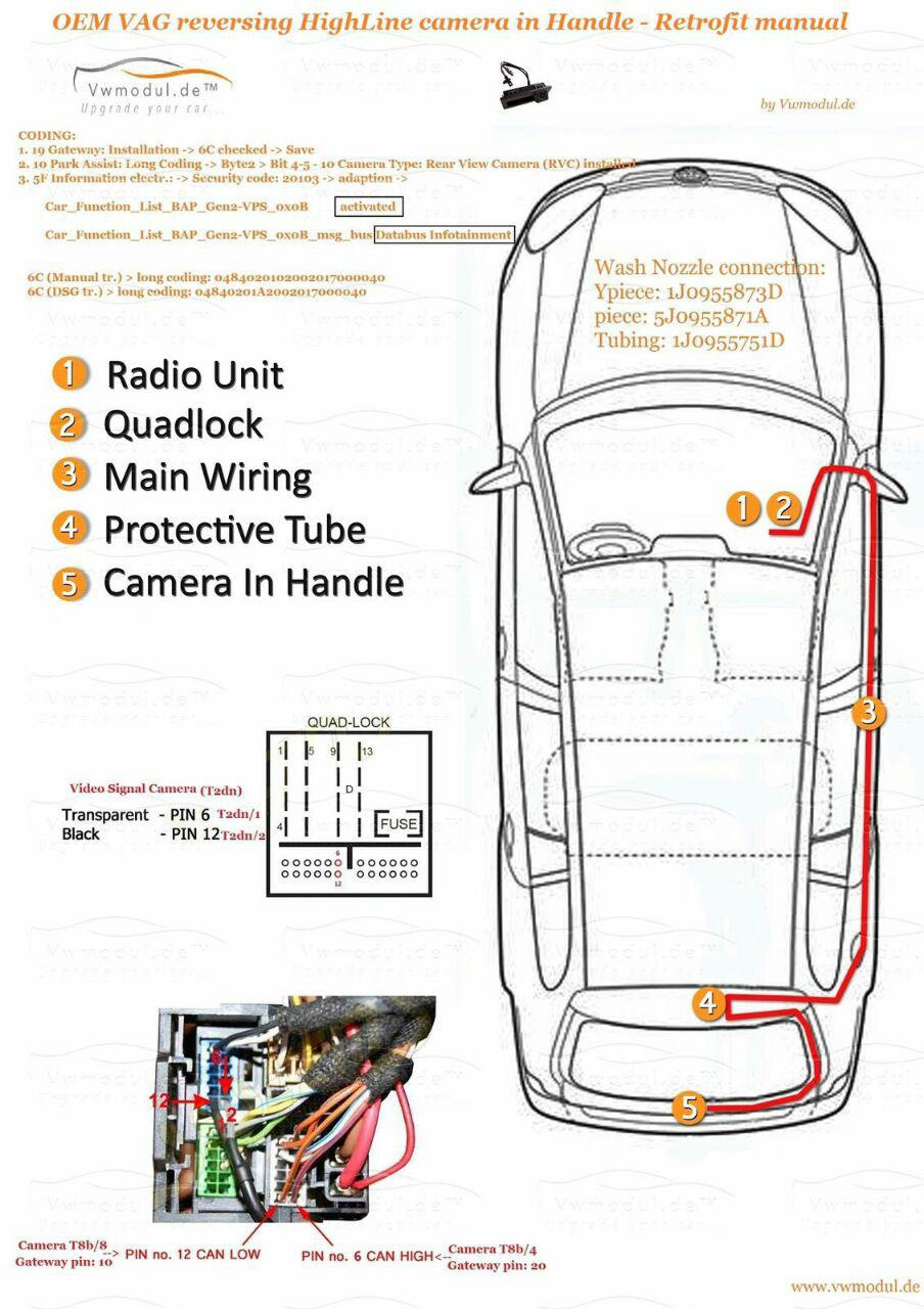 5J0955871A Соединение VAG | Запчасти на DRIVE2