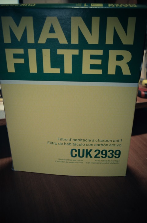 CUK2939 Салонный фильтр с активированным углем MANN FILTER | Запчасти ...