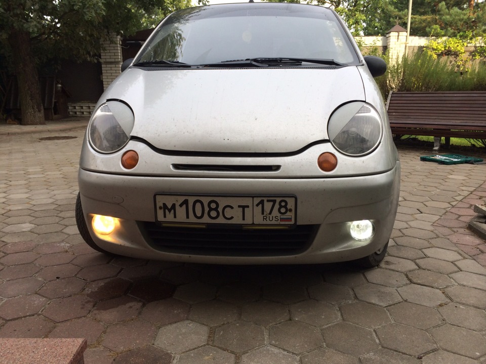 Птф и пневмогудок — Daewoo Matiz (M100/M150), 0,8 л, 2011 года | тюнинг ...