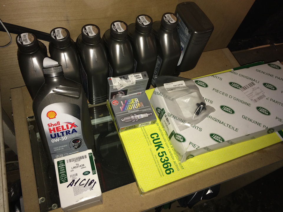 ТО#1: масло, свечи, фильтры, присадка в топливо — Land Rover Range ...