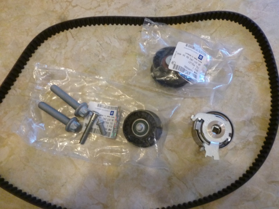 Замена ремня ГРМ+помпа. — Opel Zafira A, 1,8 л, 2001 года | плановое ТО ...