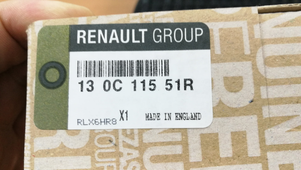 130C11551R Комплект ремня ГРМ Duster Рено Дастер RENAULT | Запчасти на ...