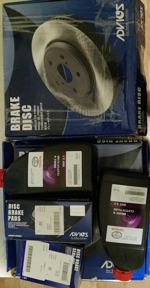 SN947 Передние дисковые колодки ADVICS | Запчасти на DRIVE2