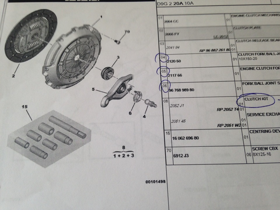 826033, 212050, 211766 итд итп: сцепление в конкретном сборе — Peugeot ...