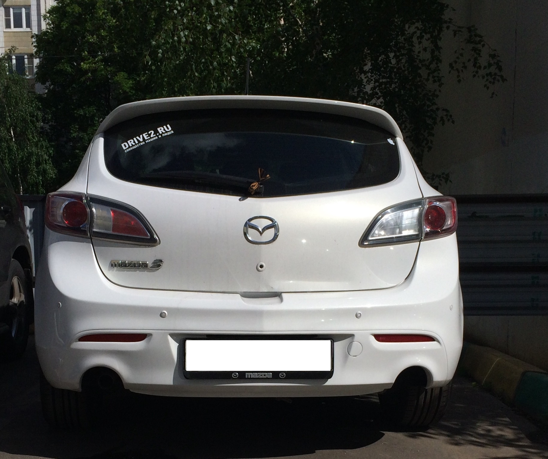 Реинкорнация, бампер от Mps часть 2 (вид после покраски) — Mazda 3 (2G) BL, 1,6 л, 2011 года ...