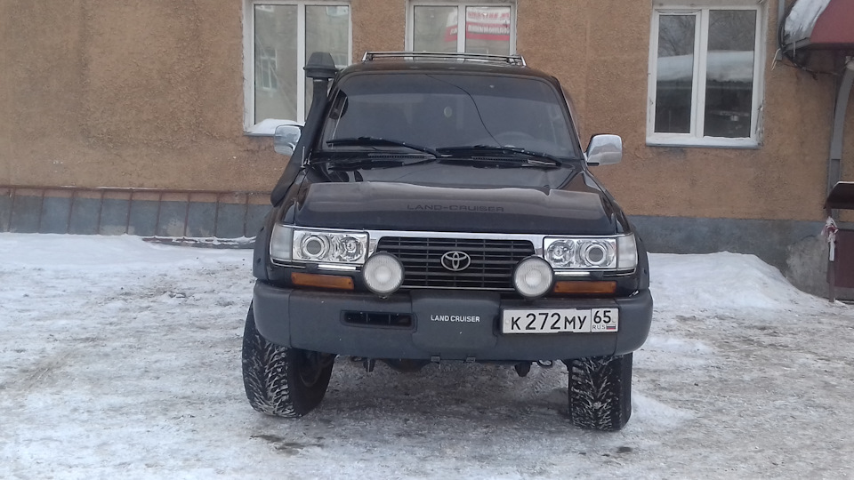 Би-галогеновые линзы — Toyota Land Cruiser 80, 4,2 л, 1995 года ...