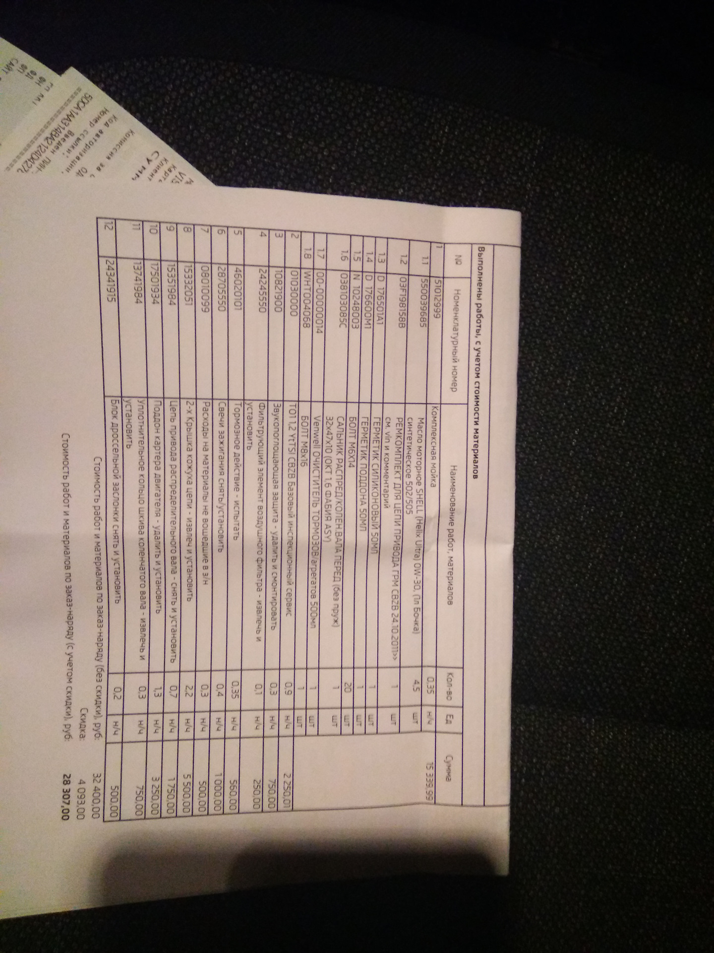 Замена цепи +ТО5 — Skoda Yeti, 1,2 л, 2014 года | плановое ТО | DRIVE2