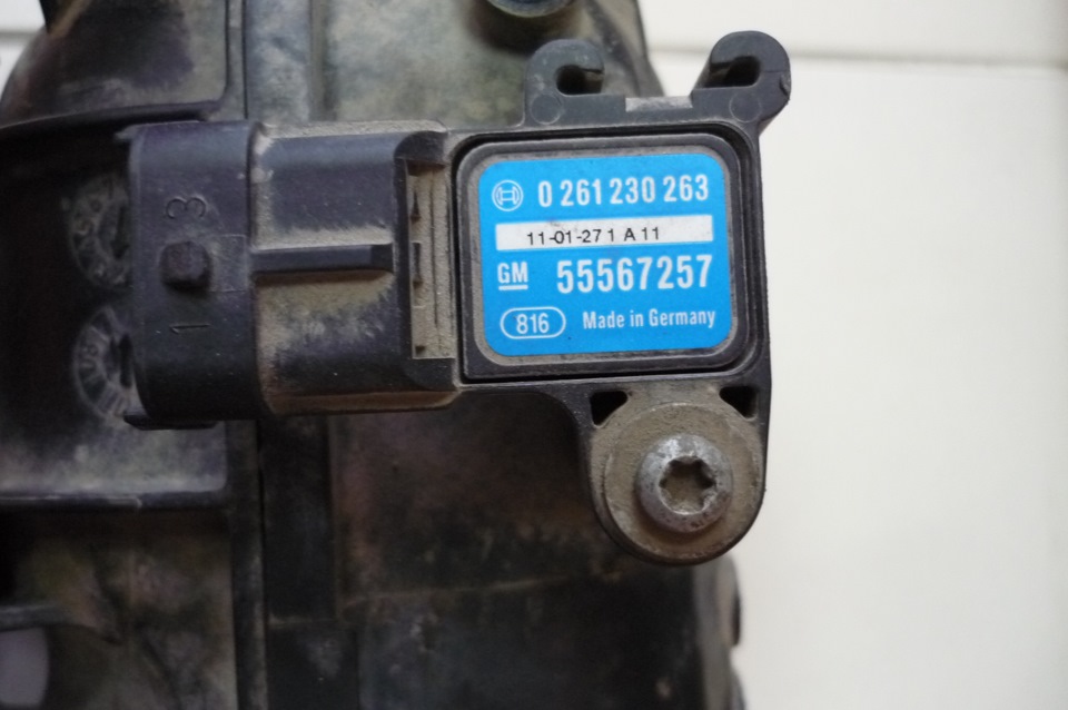 55567257 Датчик давление во впускном газопроводе GM | Запчасти на DRIVE2