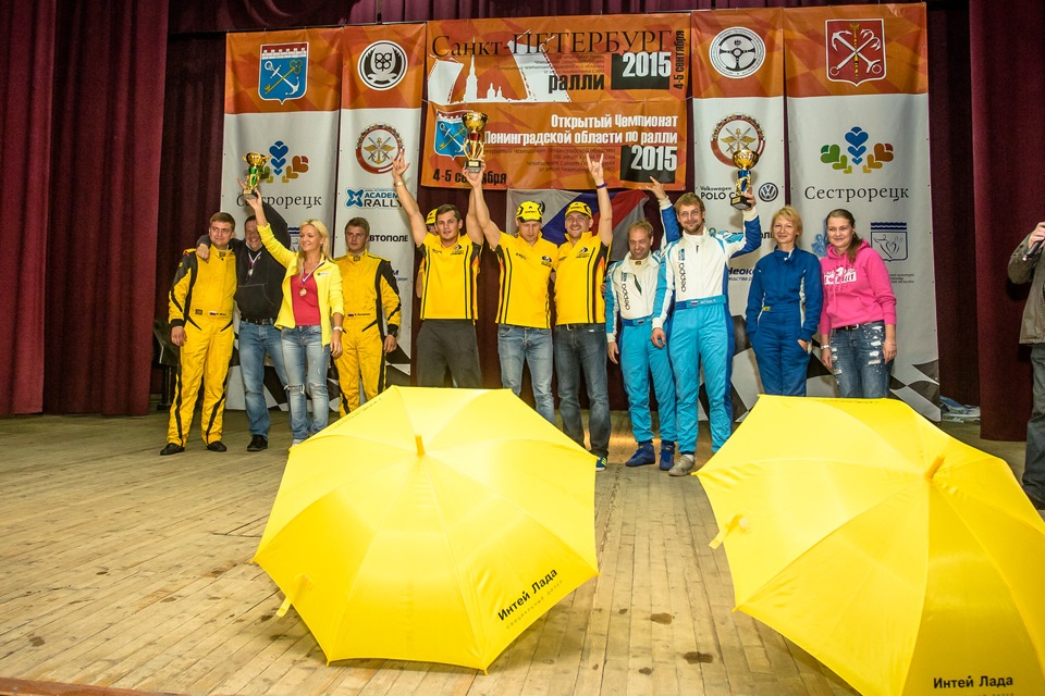 Трехкратная победа команды LADA Sport Rosneft на ралли СПб 2015 ...