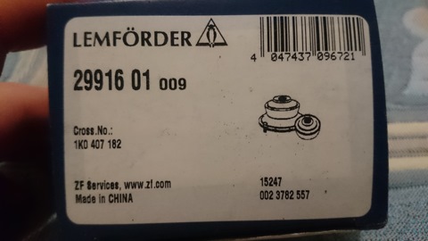 2991601 Сайлентблок рычага подвески LEMFORDER | Запчасти на DRIVE2