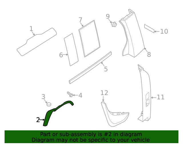 LR183429 Wheel Arch Molding Jaguar Land Rover | Запчасти на DRIVE2