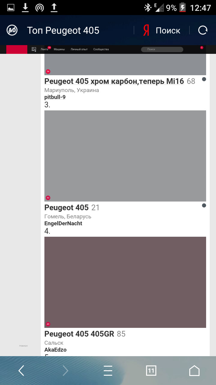 Ура! 4 место среди Peugeot 405! 🌋🌋🌋🎆🎉🎇 — Peugeot 405, 1,6 л, 1988 года | рейтинг и продвижение ...