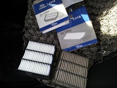 281132H000 Фильтр воздушный двигателя KIA HYUNDAI | Запчасти на DRIVE2