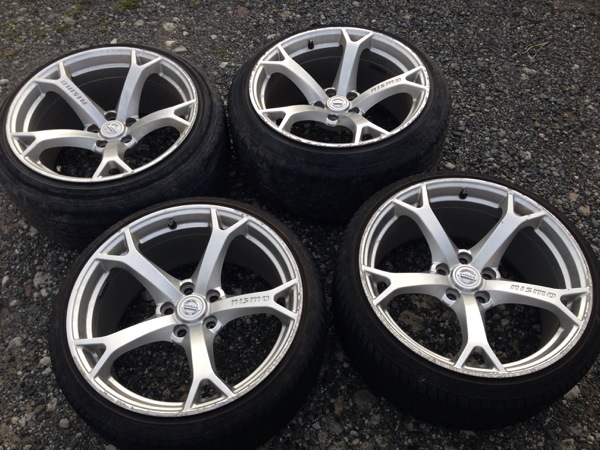 5-Spoke Nismo Super-LightWeight Forged Alloy Wheels By Rays — Nissan ...