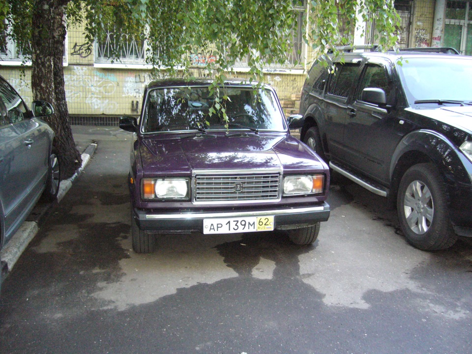 Снятие и постановка на учет (номера новой серии 777) — Lada 2107, 1,5 л ...