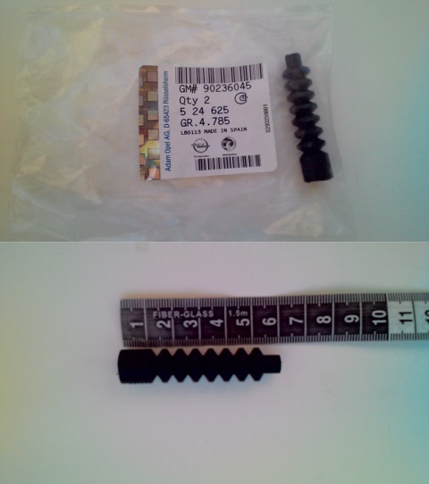 90236045 Пыльник троса ручного тормоза GM | Запчасти на DRIVE2