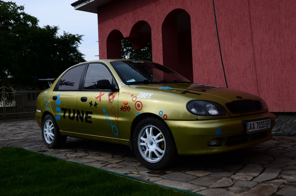 перший етап веселки. — Daewoo Lanos, 1,5 л, 2007 года | аксессуары | DRIVE2