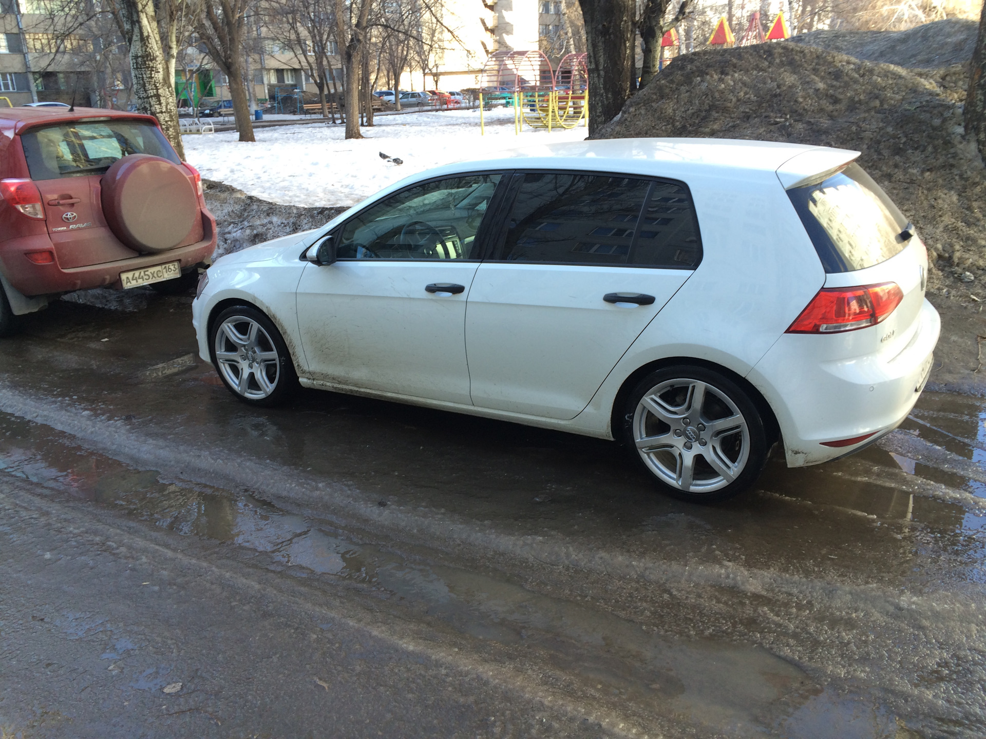 Наконец-то R18 — Volkswagen Golf Mk7, 1,2 л, 2014 года | колёсные диски ...