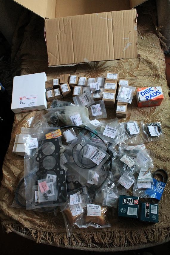 То что я покупал для ремонта двиготеля . — Mitsubishi Pajero Junior, 1 ...