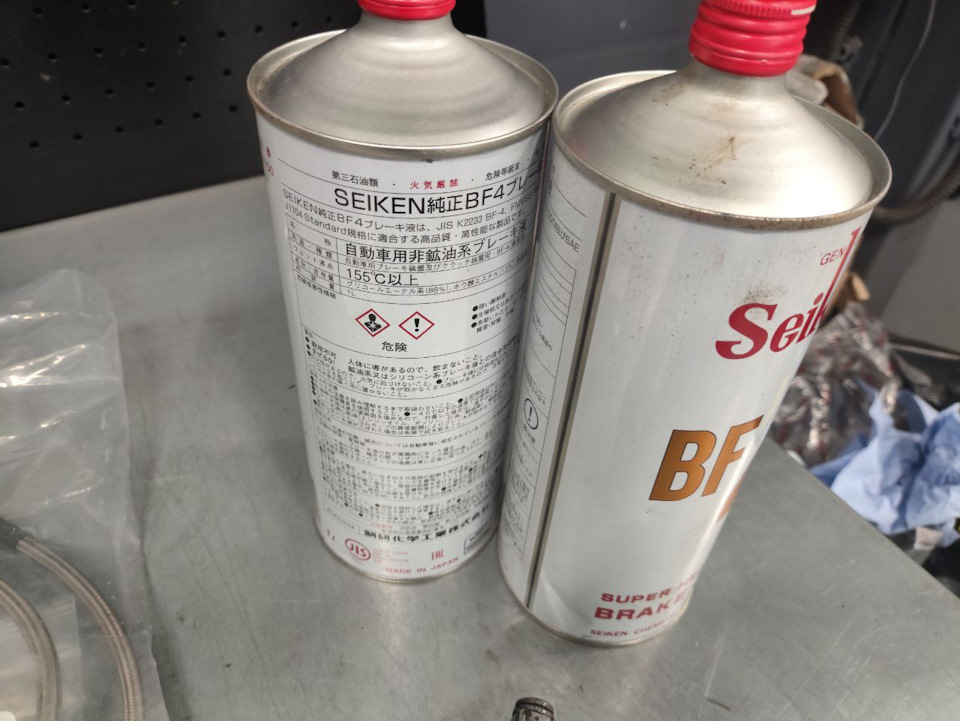 Армированные тормозные шланги — Subaru Impreza (GE/GH), 2 л, 2008 года ...