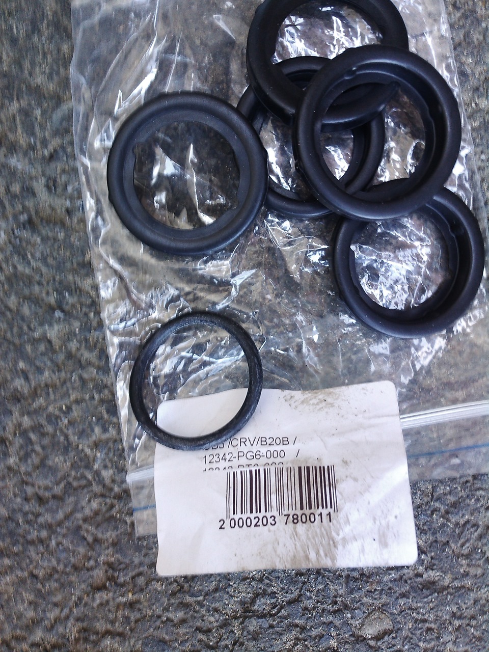 12342PG6000 Прокладка, крышка головки цилиндра Honda | Запчасти на DRIVE2