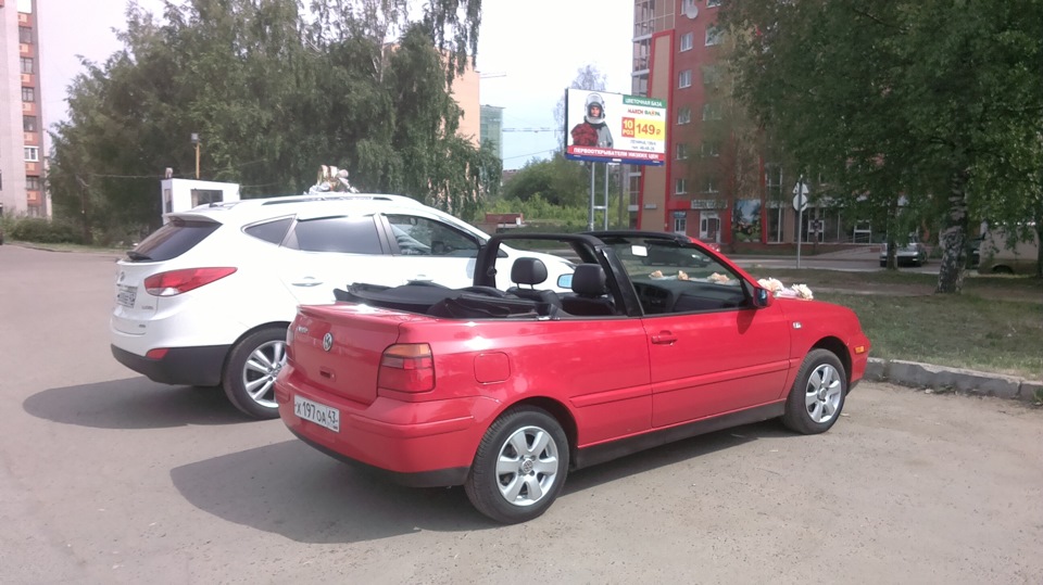 Немного фото — Volkswagen Golf Cabriolet Mk4, 2 л, 2002 года | просто ...