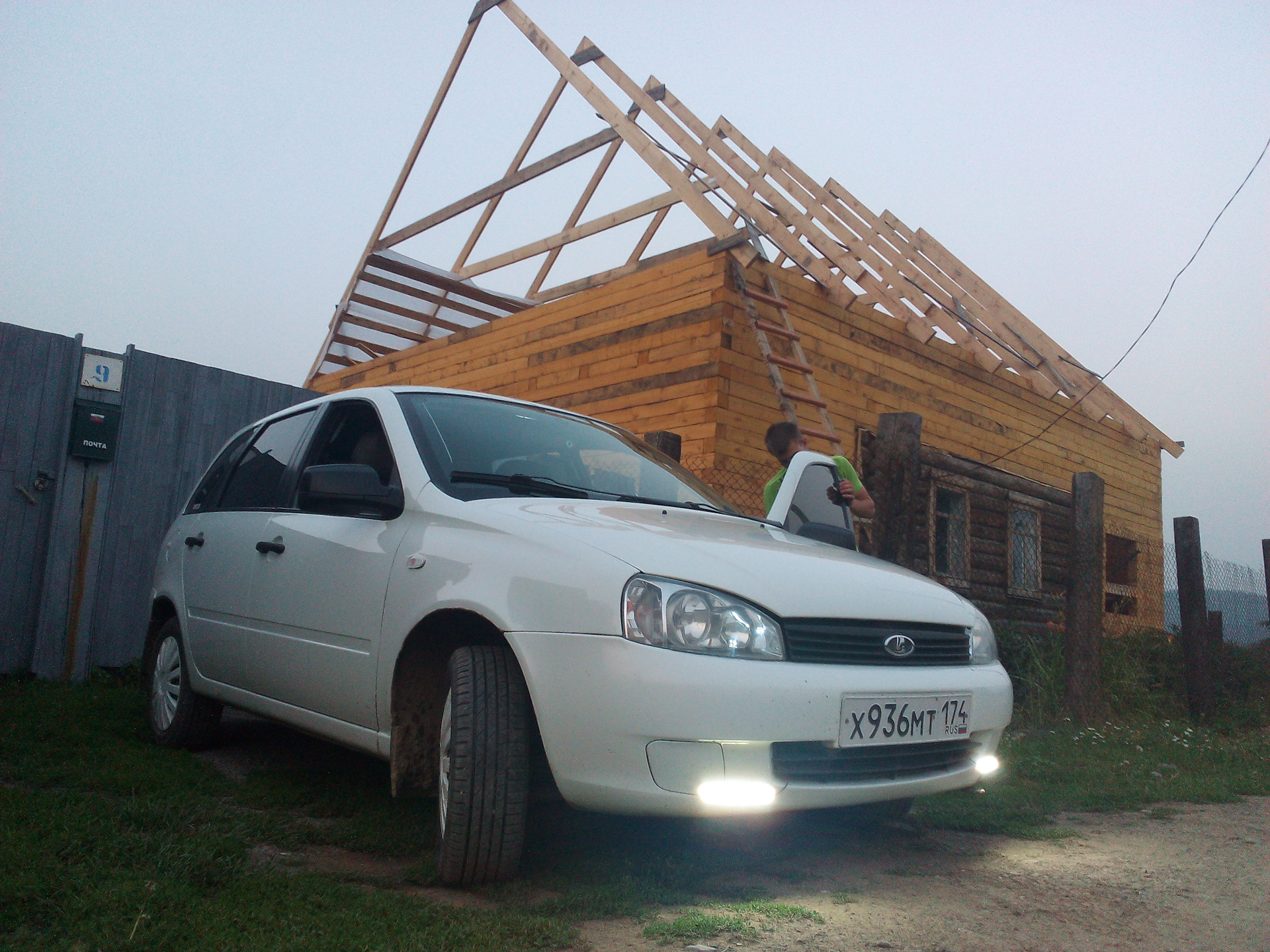 Ходовые огни — Lada Калина Универсал (1G), 1,6 л, 2010 года ...