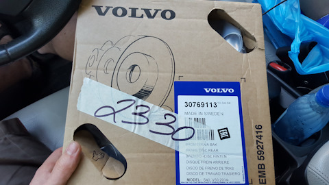 30769113 Тормозной диск с покрытием PRO. Задняя ось Volvo | Запчасти на ...