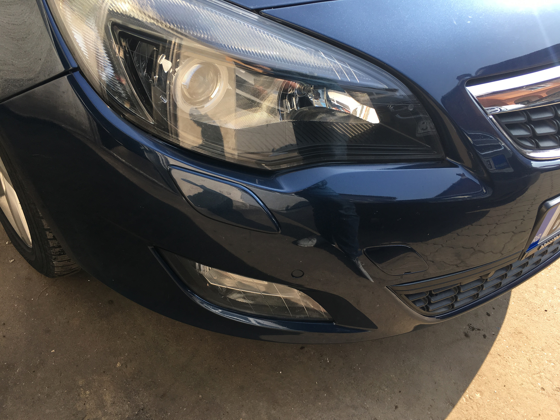 Headlamp washer — Opel Astra J, 2 л, 2012 года | аксессуары | DRIVE2