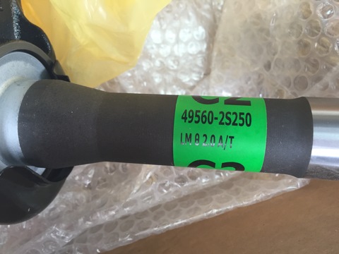 495602S250 Приводной вал передней оси KIA HYUNDAI | Запчасти на DRIVE2