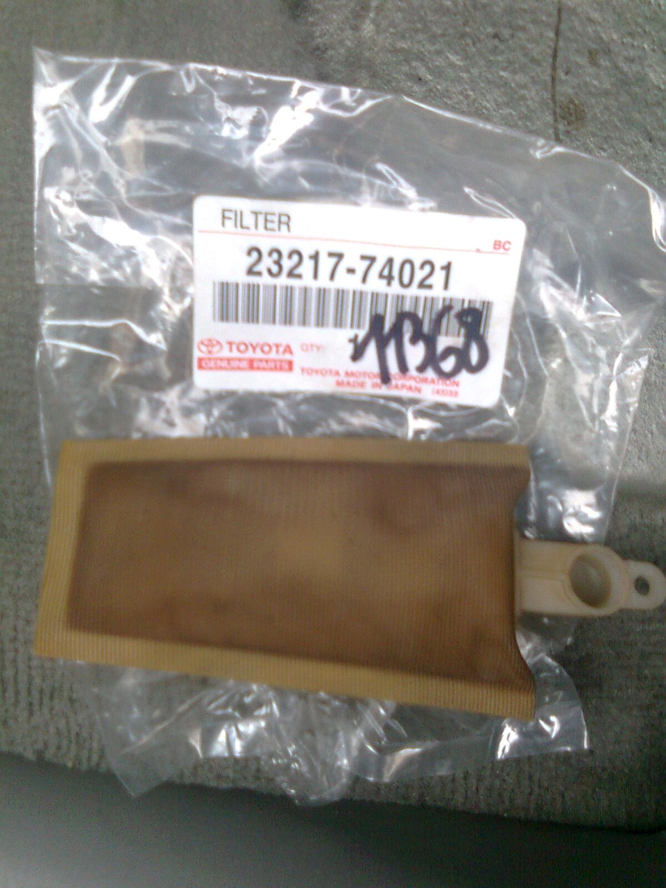 замена топливного фильтра и сетки бензобака — Toyota Windom (20), 2,5 л ...