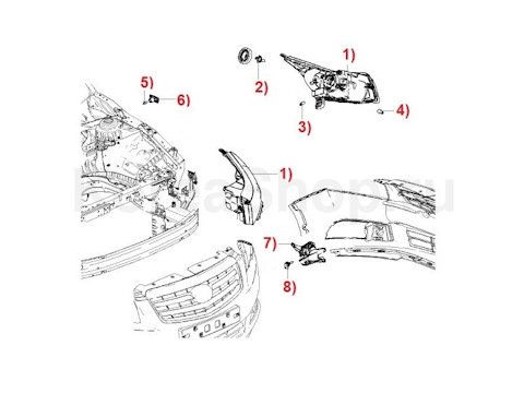 94535545 ЛАМПОЧКА ПЕРЕДНЕЙ ФАРЫ 60 ВТ GM | Запчасти на DRIVE2