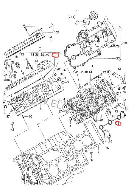 Замена прокладок ГБЦ или разбираем пол мотора — Audi A6 (C6), 3,2 л ...