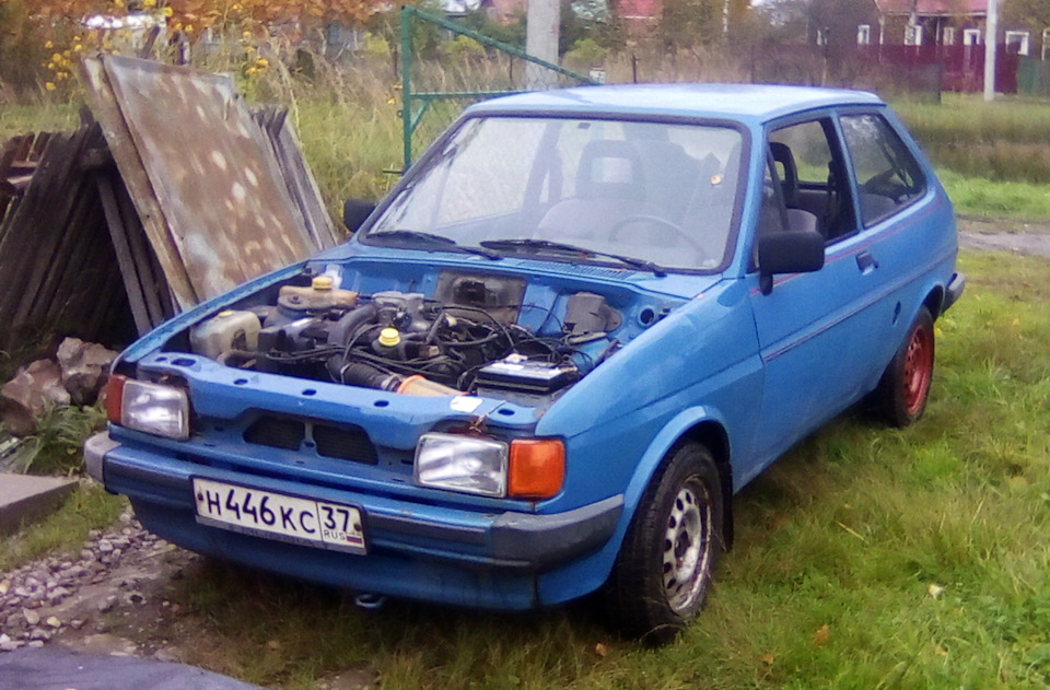 Первый выезд. Впечатления — Ford Fiesta (Mk II), 1,1 л, 1989 года ...