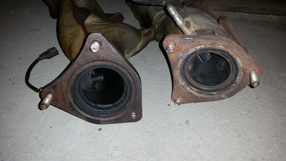 Продам стальные выпускные коллекторы на 1UZ-FE — Lexus LS (UCF10), 4 л ...