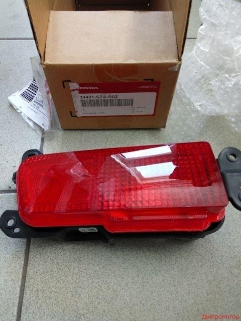 34401SZAR02 ПТФ ЗАДНЯЯ ПРАВАЯ (КАТАФОТ)/LAMP UNIT, R Honda | Запчасти ...