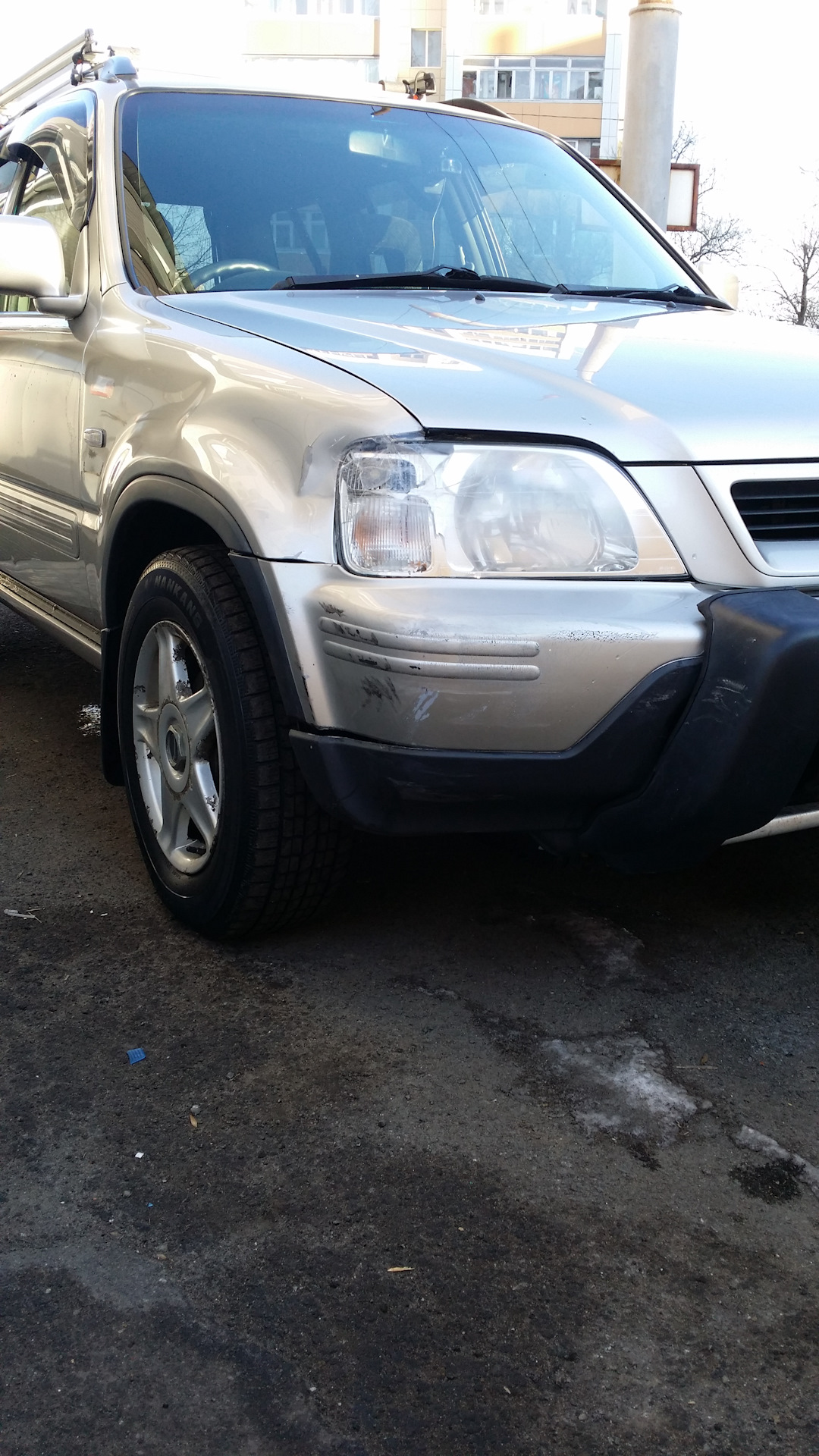 Ну вот как-то так. И да, я виноват :) — Honda CR-V (RD1/RD2), 2 л, 1997 года | ДТП | DRIVE2