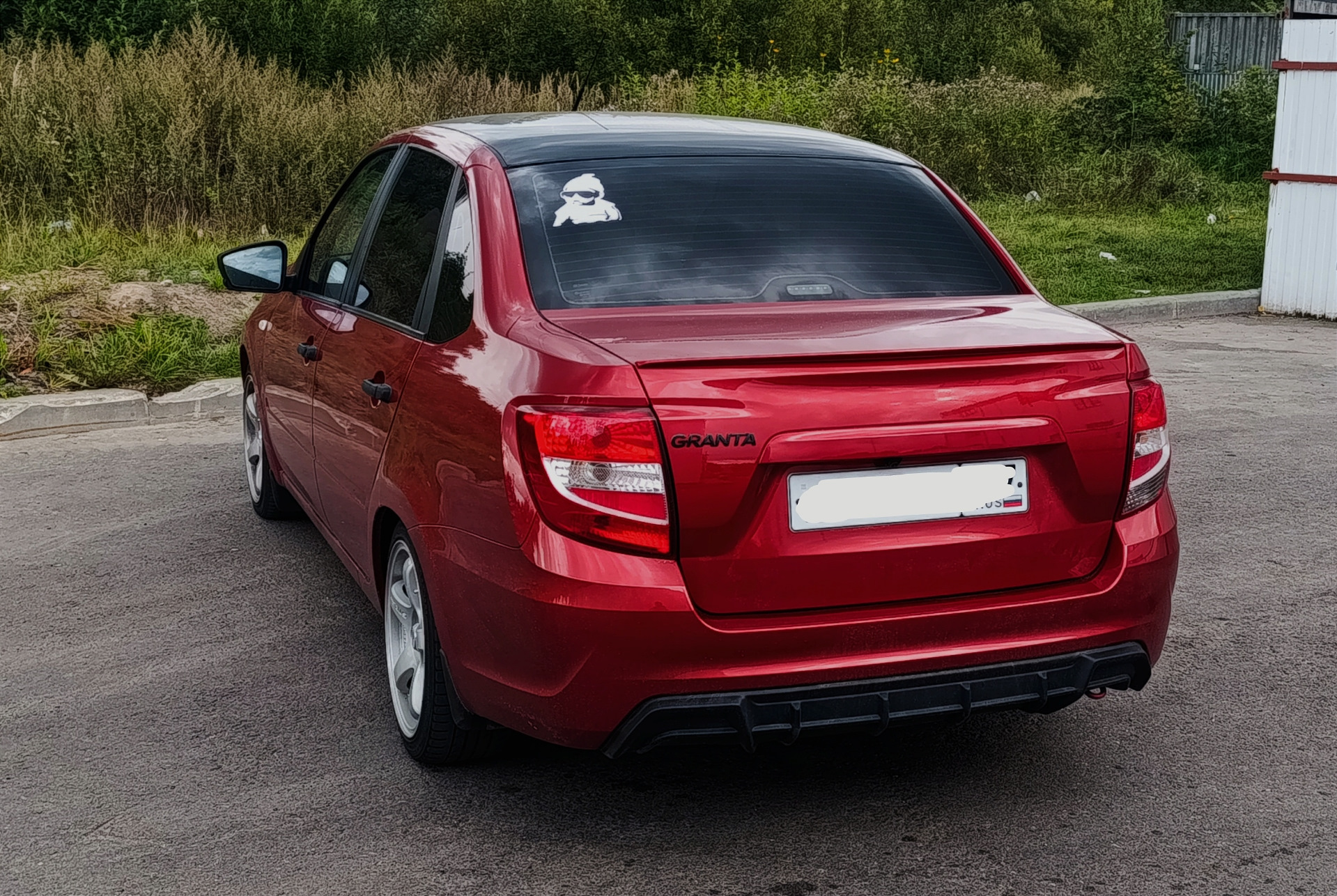 Сплиттер и спойлер — Lada Гранта (2G) FL, 1,6 л, 2020 года | стайлинг ...
