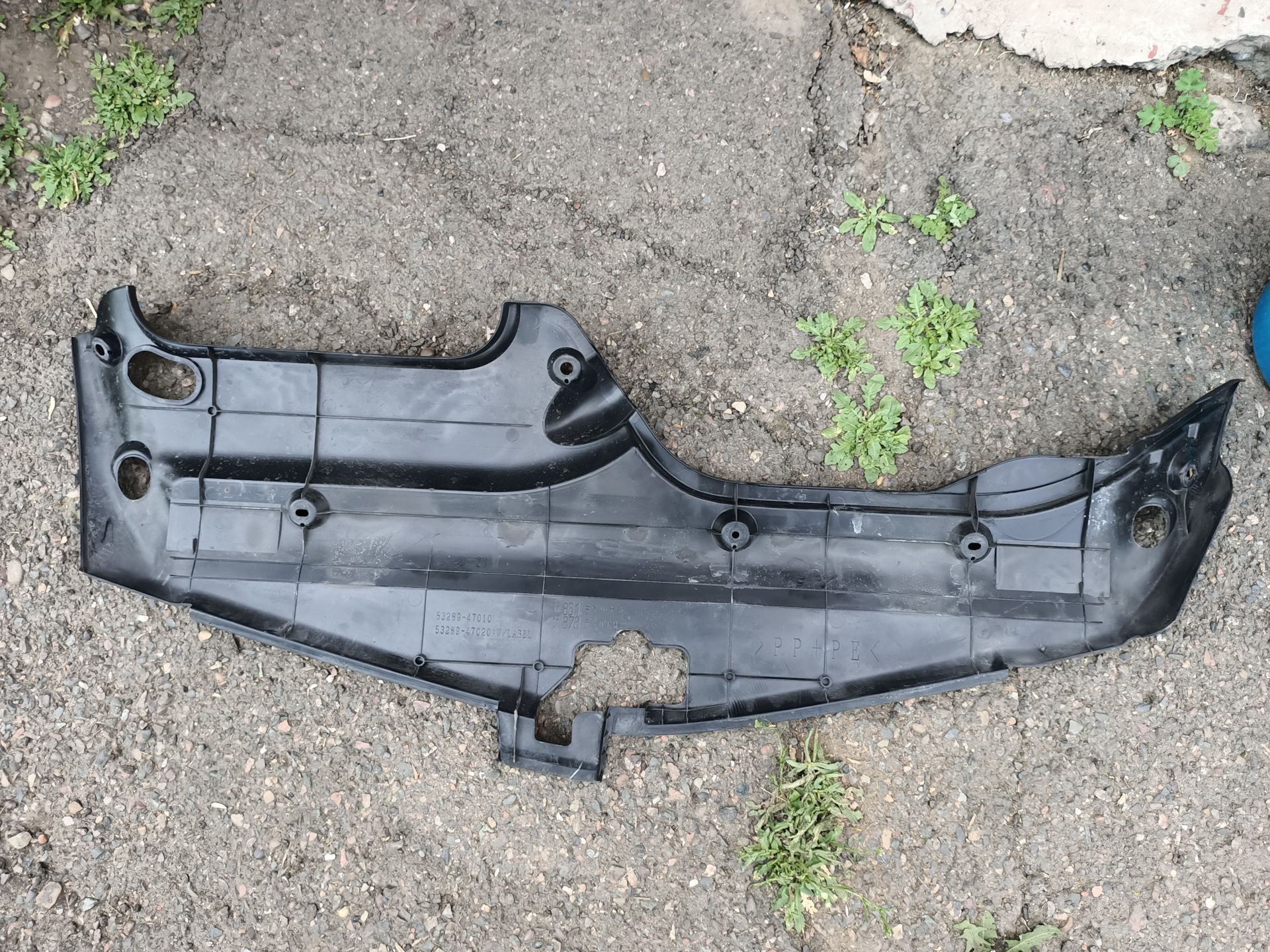 Оригинальная Верхняя защита радиатора/телевизора Toyota 53289-47010 ...