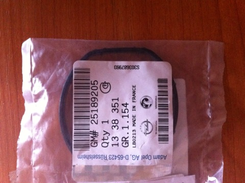 25189205 Прокладка термостата кольцо GM | Запчасти на DRIVE2