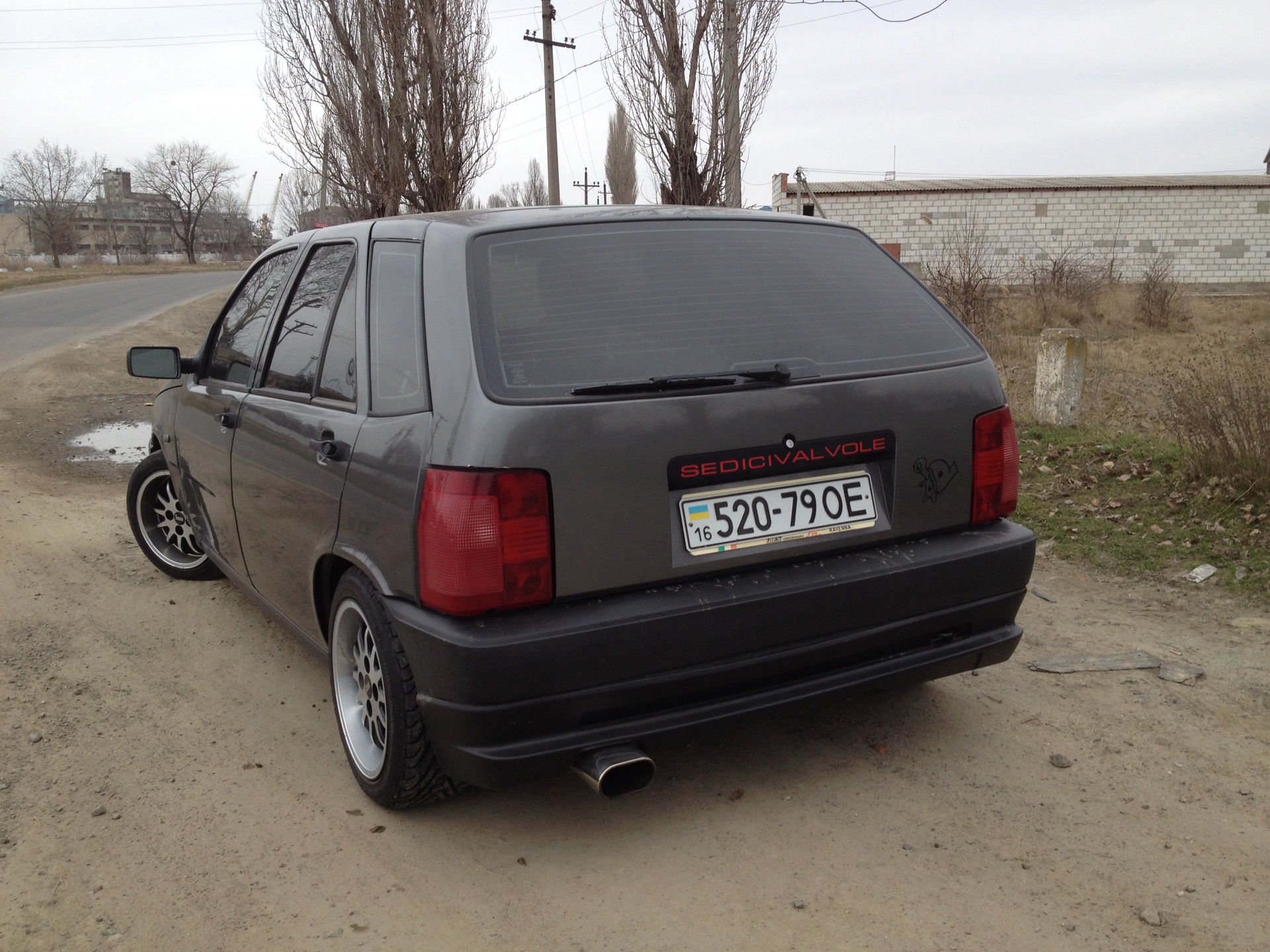 Спойлер Zender — FIAT Tipo, 1,6 л, 1992 года | тюнинг | DRIVE2