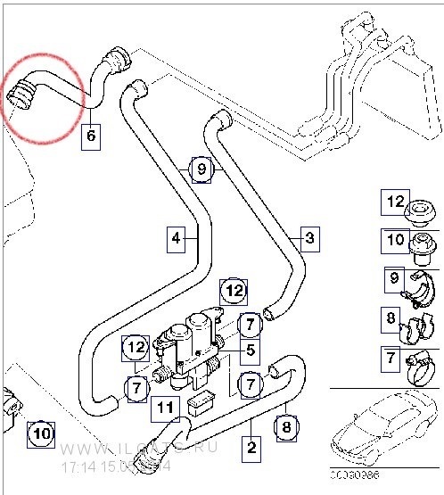 Течь антифриза — BMW 7 series (E65/E66), 4,4 л, 2002 года | поломка ...