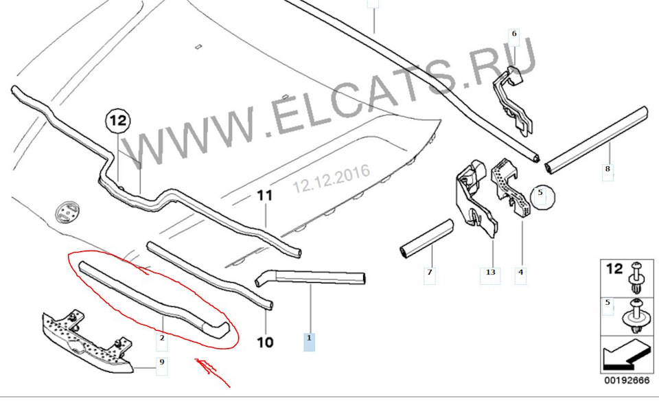 Резиновые уплотнители. — BMW 3 series (E90), 2,5 л, 2006 года | покупка ...
