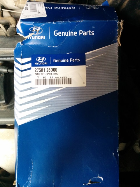 2750126D00 Провода в/в (dohc) KIA HYUNDAI | Запчасти на DRIVE2