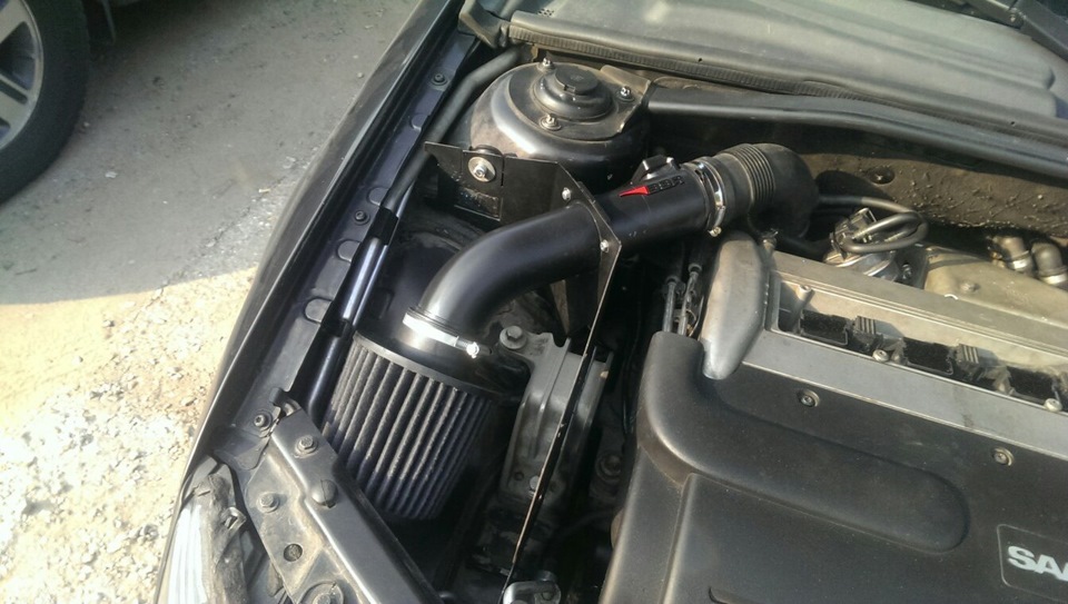 CAI BSR+AEM Brute Force dry flow — Saab 9-3 (2G), 2 л, 2004 года ...
