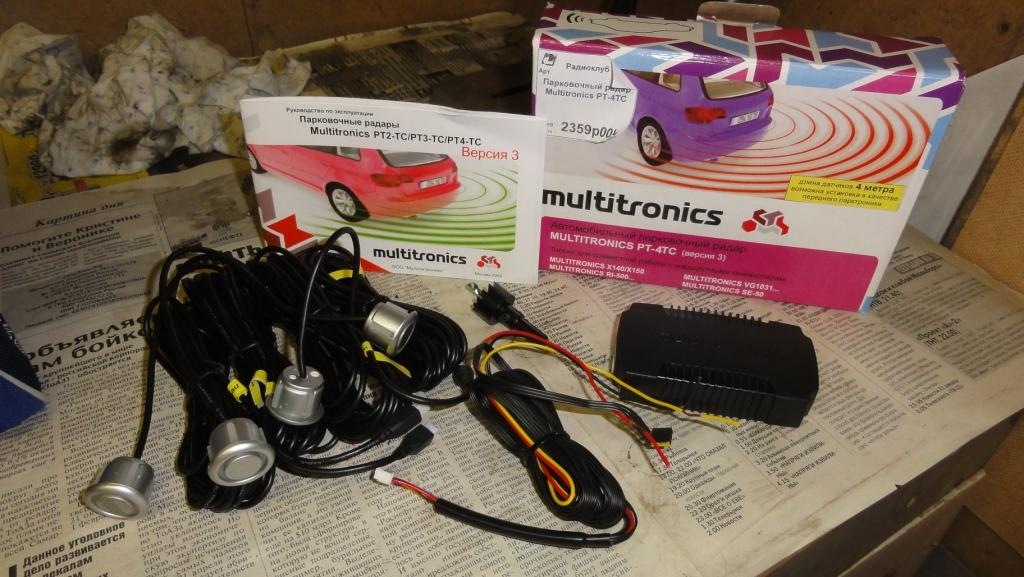 Автомобильный парковочный радар MULTITRONICS PT-4TC — Ford Fusion, 1,6 л, 2007 года | тюнинг ...